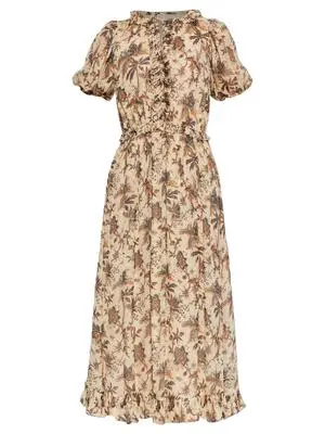 Ulla Johnson Rosamunde Midi Dress Cream