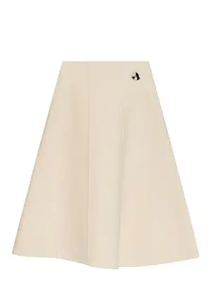 Moncler Jil Sander A-line Midi Skirt - Cream