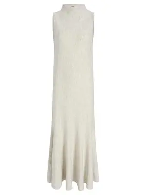 Khaite Margo Merino Wool Dress - Cloud
