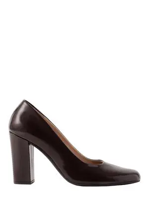 THE ROW Penelope Leather Pumps - Brown