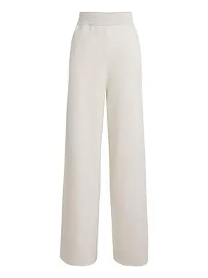 Eleventy Straight Leg Knit Trousers - White