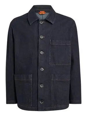 Barena Venezia Relaxed Denim Jacket - Navy