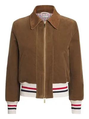 Thom Browne Down-filled Corduroy Jacket - Brown
