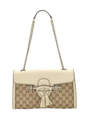 Gucci Original Gg Emily Chain Shoulder Bag - Cream