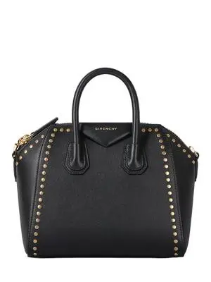 Givenchy Mini Antigona Bag In Box Leather With Studs - Multicolor