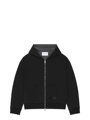 Givenchy Couture Seam Zipped Hoodie - Black/dark Grey