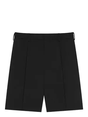 Givenchy Double Pleat Bermuda Shorts - Black
