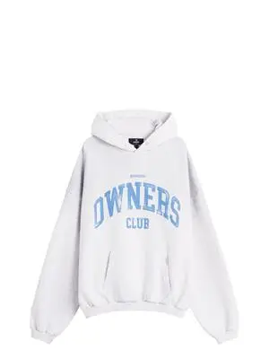 REPRESENT Owners Club Hoodie - Sprayed Ice Grey Marl