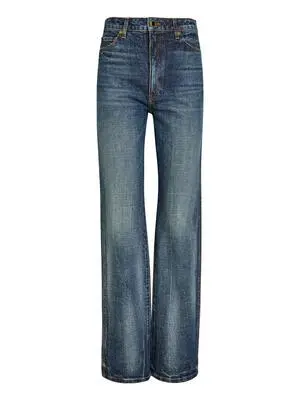 Khaite Danielle Slim Straight-leg Jeans - Denim