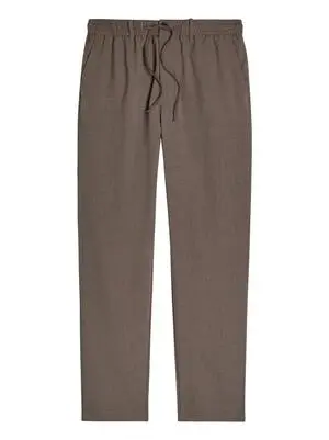 LES DEUX Como Drawstring Tapered-leg Woven Trousers - Bronze