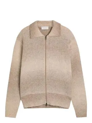 LES DEUX Gannon Melange Knit Cardigan - Beige