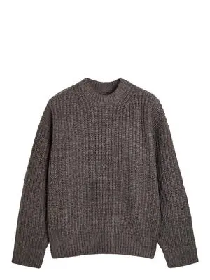 MKI MIYUKI ZOKU Ribbed Knit Jumper - Charcoal