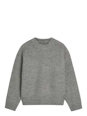 MKI MIYUKI ZOKU Ribbed Knit Jumper - Grey