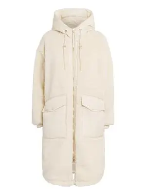 Varley Hooded Reversible Cyrus Coat - Beige
