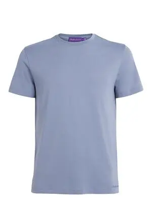 Ralph Lauren Purple Label Cotton Crew-neck T-shirt - Blue