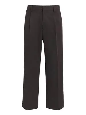 Nn07 Stretch-organic Cotton Kay Trousers - Brown