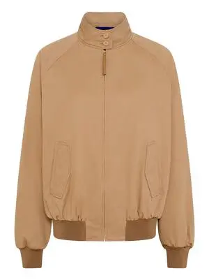 Gabriela Hearst Wynne Jacket In Light Sea Island Cotton Twill - Camel