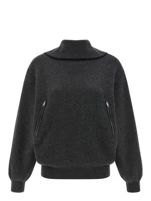 Balenciaga Back-to-front Knit Sweater - Gray