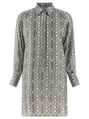 Max Mara Grembo' Mini Dress - Gray