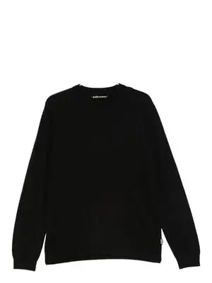 EA7 Crew Neck Long Sleeve Sweater - Black