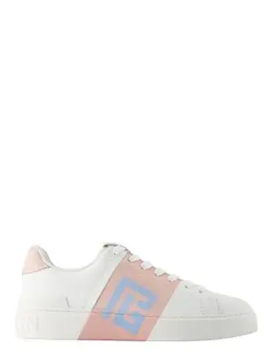 Balmain B Court Leather Sneakers - Pink