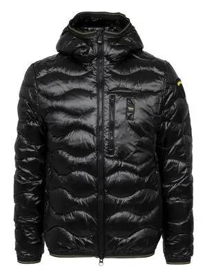 BLAUER. Down-filled Jacket With Technical Fabric - Black