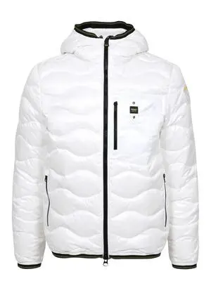 BLAUER. Technical Fabric Down Padded Jacket - White