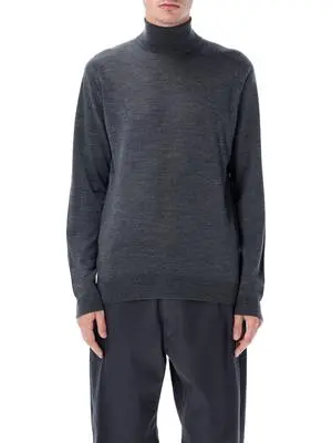 John Smedley Cherwell Roll Neck Jumper - Charcoal