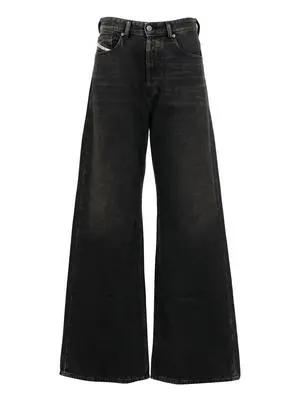 DIESEL® Relaxed Fit Jeans - Denim Nero