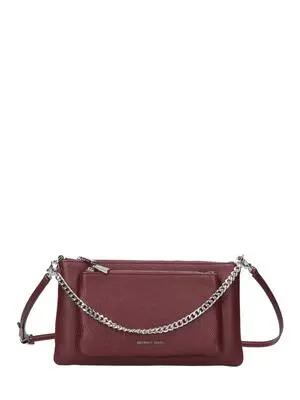Michael Kors Grained Leather Shoulder Bag - Vinaccia
