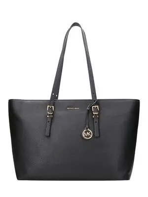 Michael Kors Grained Leather Tote Bag - Black