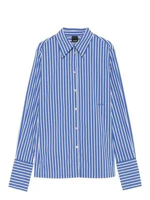 Pinko Striped Button-down Shirt - Blue