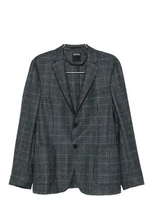 ERMENEGILDO ZEGNA Ermenegildo Zegna Plaid Blazer