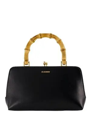 JIL SANDER Hobo Goji Mini Bag - Black