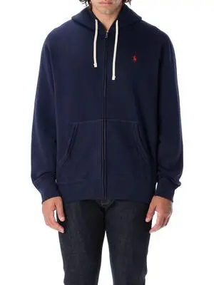 Polo Ralph Lauren Cotton-blend Fleece Zip Hoodie - Cruise Navy