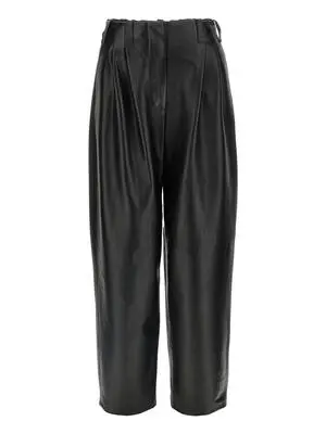 Givenchy Longé Lambskin Leather Pants - Black