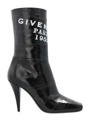 Givenchy Square Toe Ankle Boots - Black
