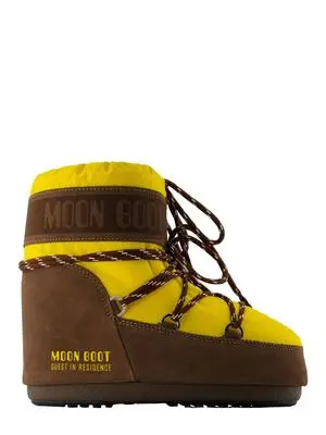 Moon Boot Mb X Gir Icon Low Ankle Boots - Yellow