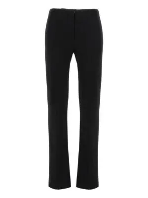 Sportmax Earry1 Stretch Viscose Trousers - Black