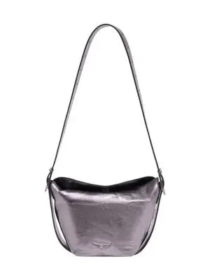 Zadig&Voltaire Baby Jane Vintage Leather Shoulder Bag - Silver