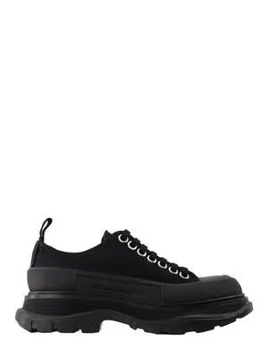 Alexander McQueen Tread Slick Canvas Sneakers - Black