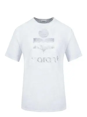 Isabel Marant Zewel Gz Linen T-shirt - White
