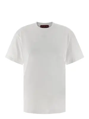Gucci Incrocio Gg' T-shirt - White
