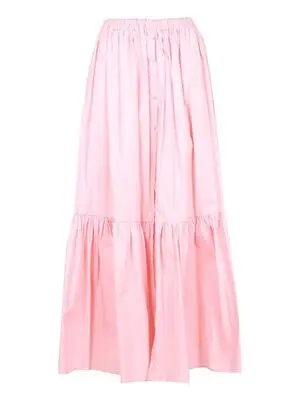 ANIYE BY Long Patterned Cotton Skirt - Pink