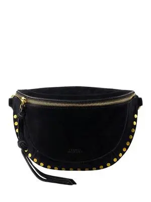 Isabel Marant Skano Crossbody Leather Bag Black