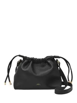 A.p.c. Ninon Mini Hobo Bag - Black