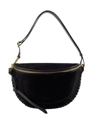 Isabel Marant Skano Leather Shoulder Bag - Black