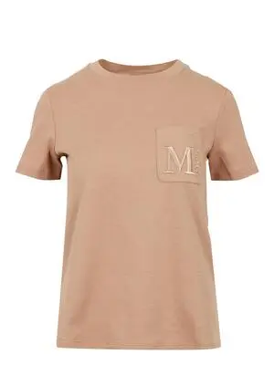 Max Mara Pure Cotton Jersey T-shirt - Camel