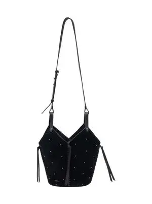 Isabel Marant Étoile Tampa Mini Gd Shoulder Bag - Black