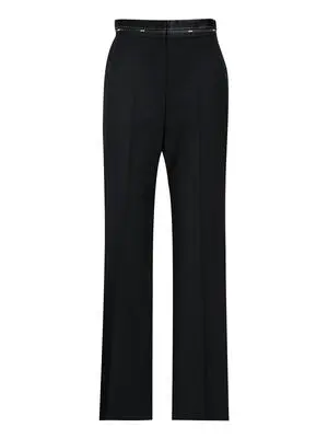 MSGM Cool Wool Wide Leg Trousers